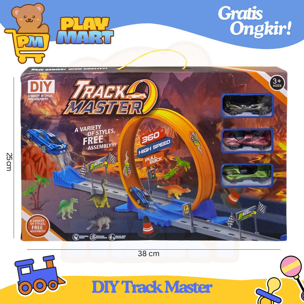 Jual Mainan Anak Track Mobil Mainan Anak Mobil-Mobilan Pakai Jalur ...