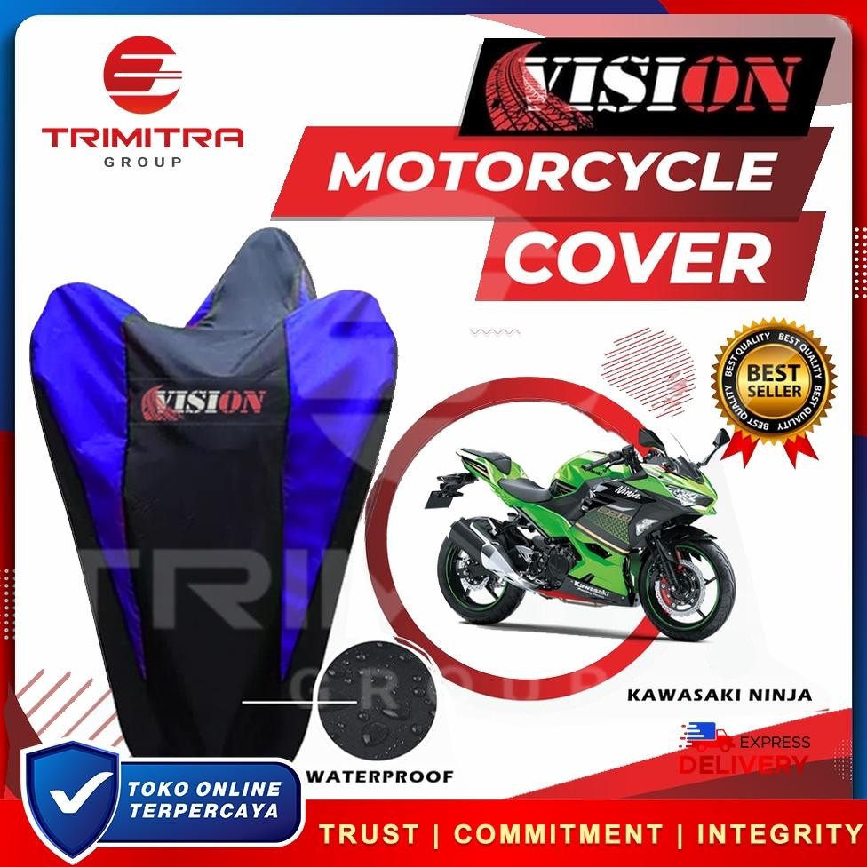 Jual Sarung Motor Vision Kawasaki Ninja / Penutup Pelindung Body Cover ...