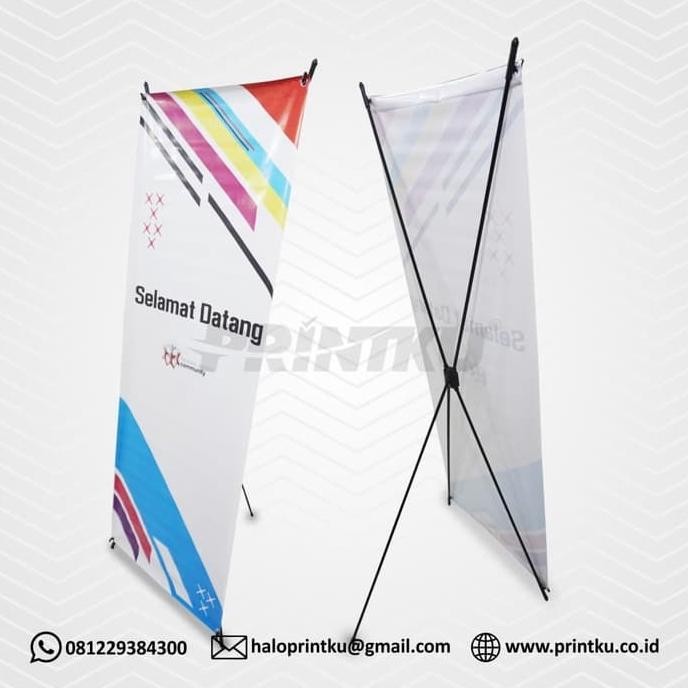 Jual Cetak X Banner Albatros 60 x 160 cm ( Dengan Tinta Print UV ...