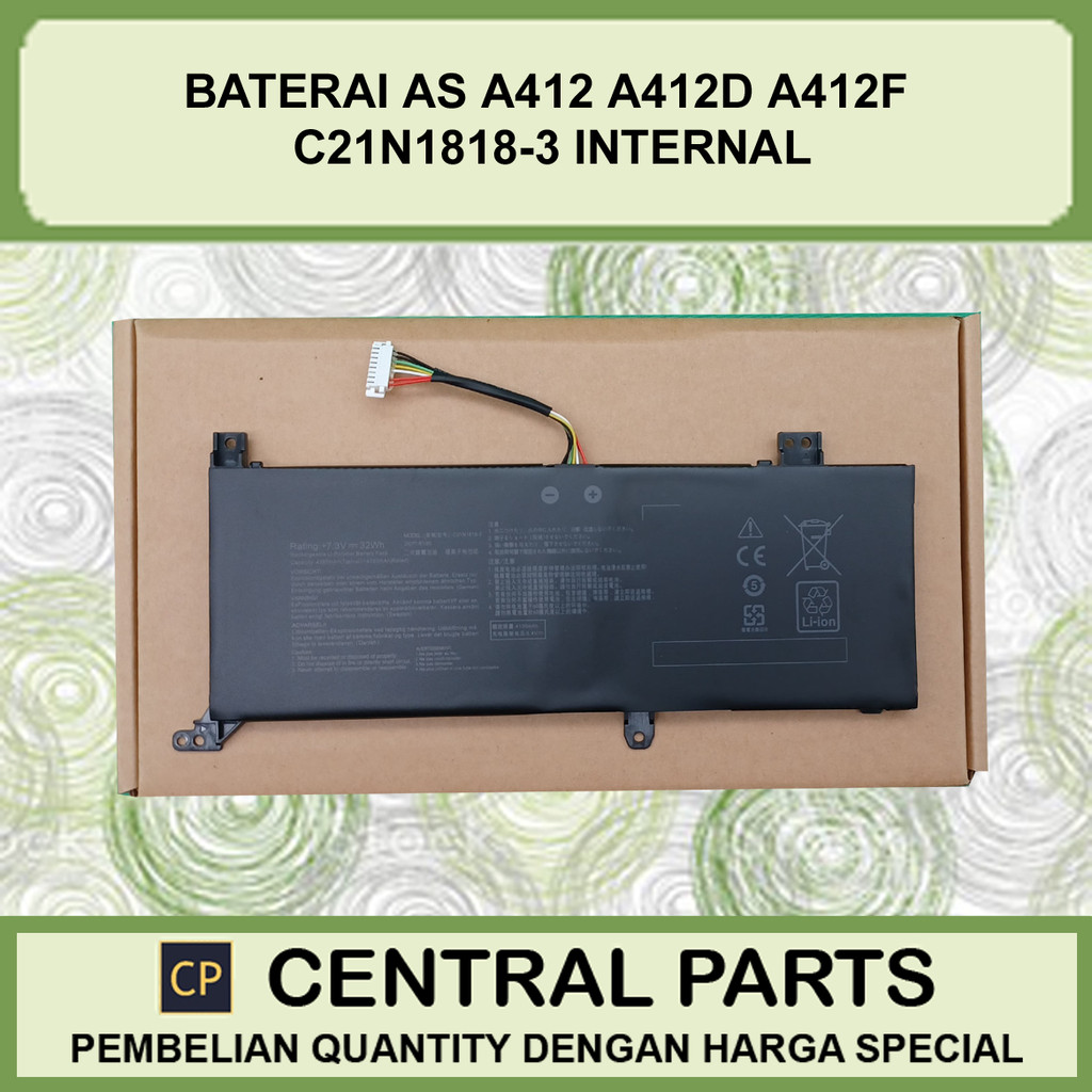 Jual Baterai AS a412 a412d a412f C21N1818-3 Internal | Shopee Indonesia