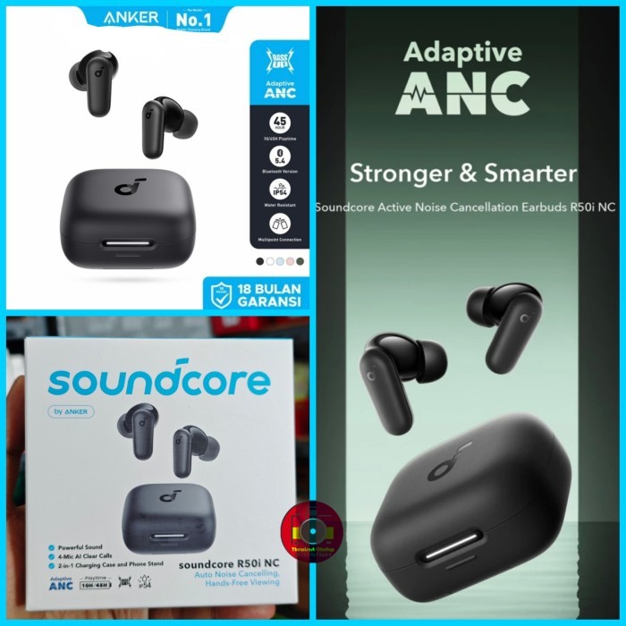 Jual TWS Anker Soundcore R50i NC A3959 R50iNC Earphone Earbuds ...