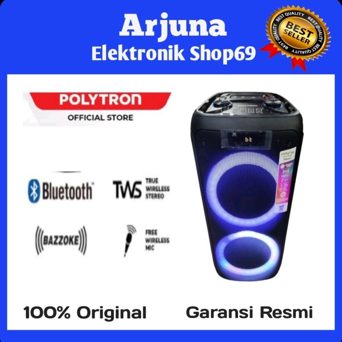 Jual Polytron PartyMax PPS-8L22 Party Speaker Bluetooth PPS8L22 ...