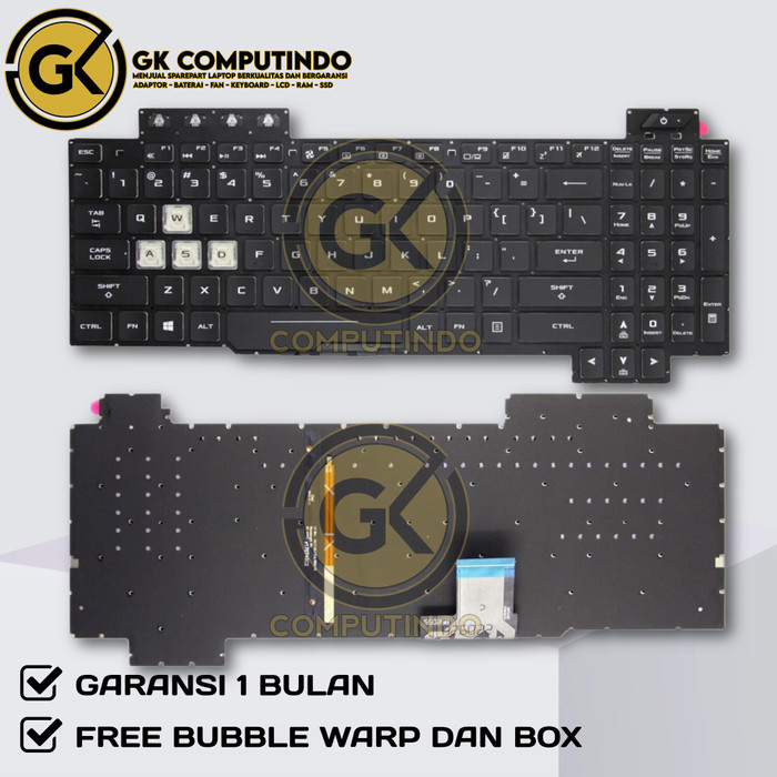 Jual Keyboard Asus TUF Gaming FX505 FX505DD FX505DT FX505U FX505DY FX505GD | Shopee Indonesia