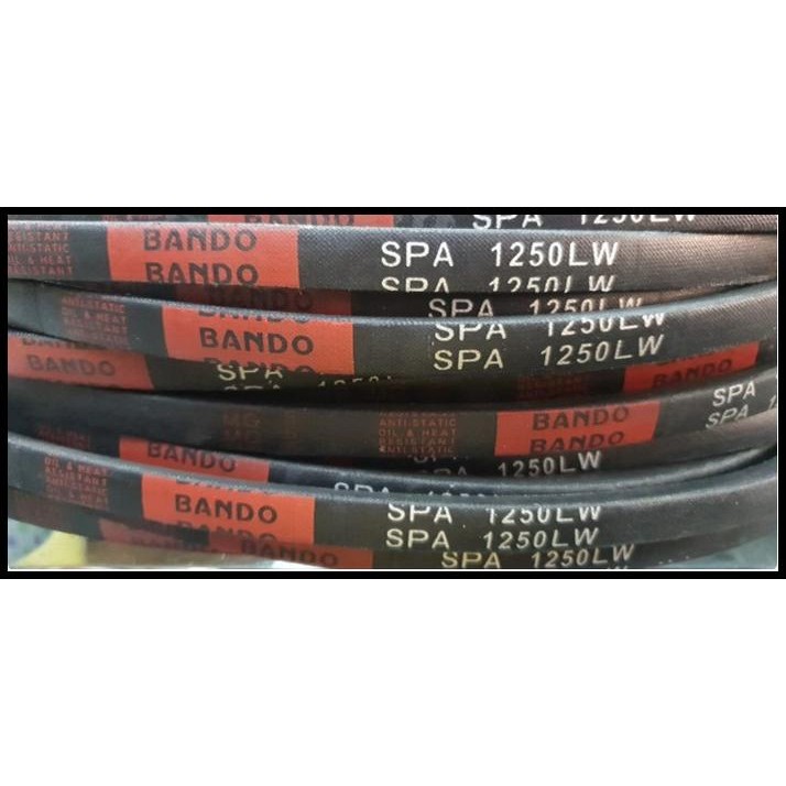 Jual TERBARU VBELT / VAN BELT / FAN BELT BANDO SPA 1250 LW V-BELT BANDO ...