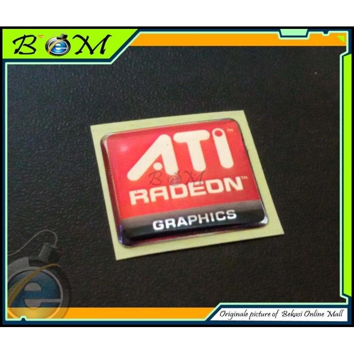 Jual HOT DEAL STICKER STIKER LOGO TIMBUL GPU VGA AMD RADEON ATI ...
