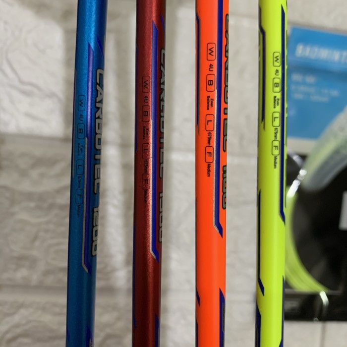Jual Raket Badminton CARLTON CARBOTEC 1000/1100/1200/1300+SENAR YONEX ...