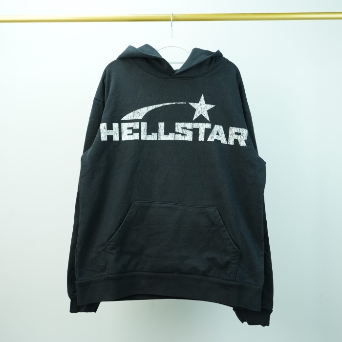 Jual Hellstar Studios Basic Logo Hoodie - Faded Black | Shopee Indonesia