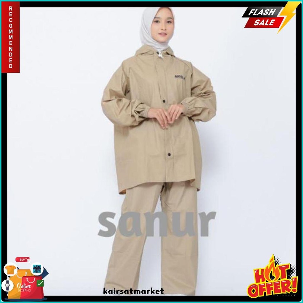 Jual Jas Hujan Akula , Raincoat Pria Wanita Setelan Baju Celana Terbaik Anti Rembes Bahan Tebal ...