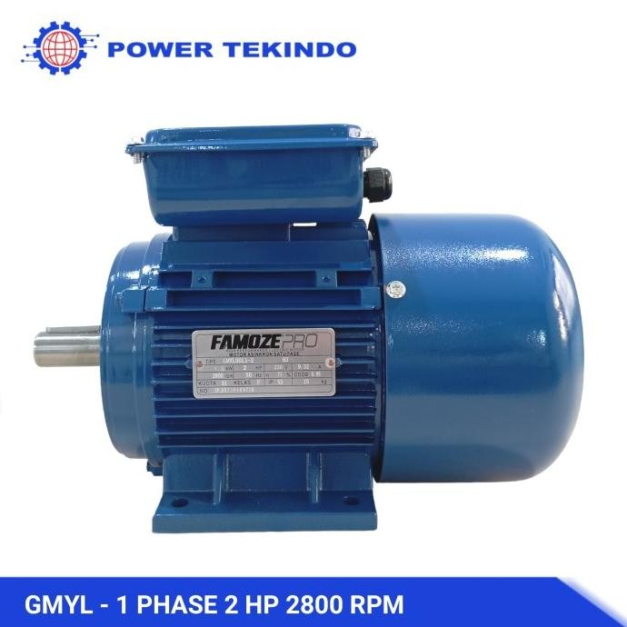 Jual Famoze Pro Dinamo 1 Phase 2 HP 2800 RPM Elektro Motor GMYL 2 PK | Shopee Indonesia