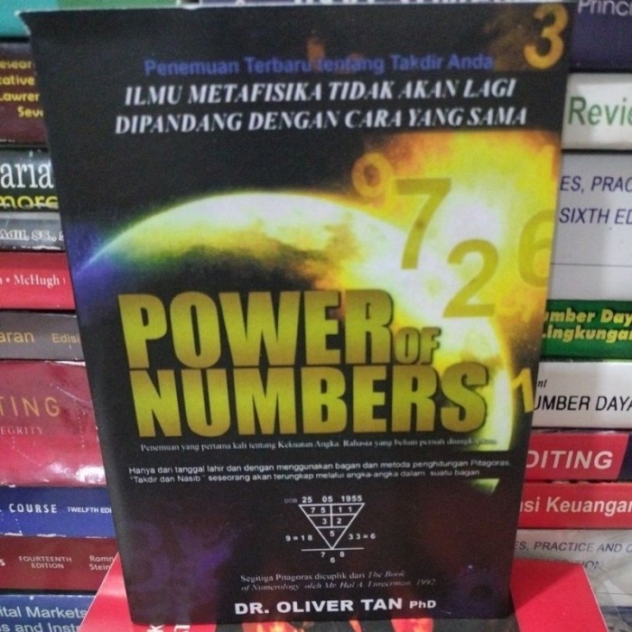 Jual Buku power of Numbers By DR Oliver Tan | Shopee Indonesia