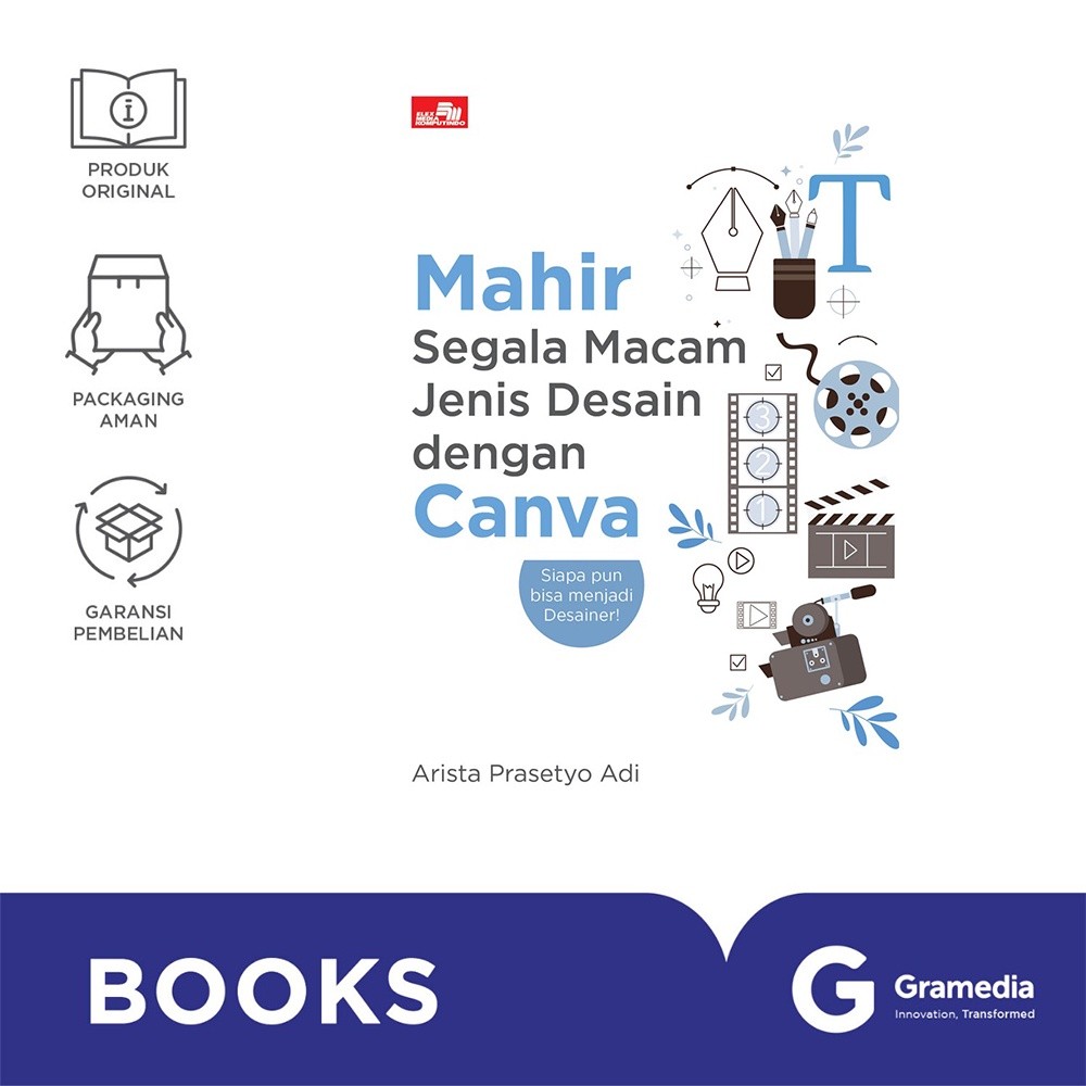 Jual Gramedia GTC- Mahir Segala Macam Jenis Desain dengan Canva | Shopee Indonesia