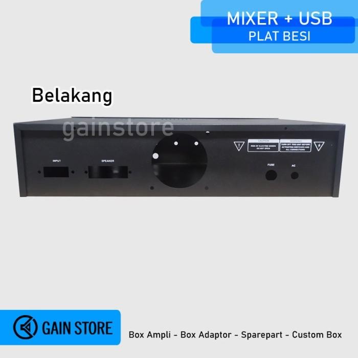 Jual Box Ampli Amplifier Mixer Usb Maxx Plat Besi | Shopee Indonesia