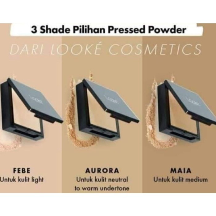 Jual Looke Holy Perpecting Pressed powder Original Bedak Padat Nasa ...