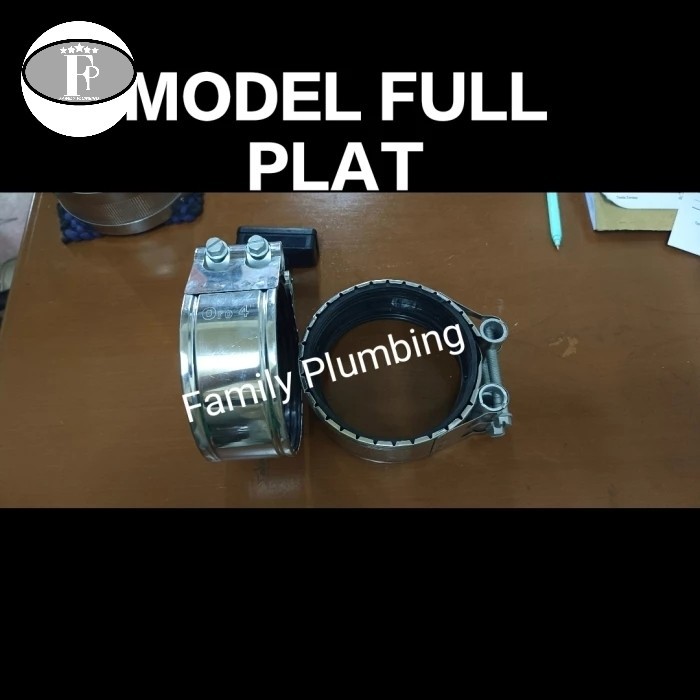 Jual TERBARU KLEM COUPLING KOPLING CASH KES CAST IRON PIPA CIP BESI PVC ...