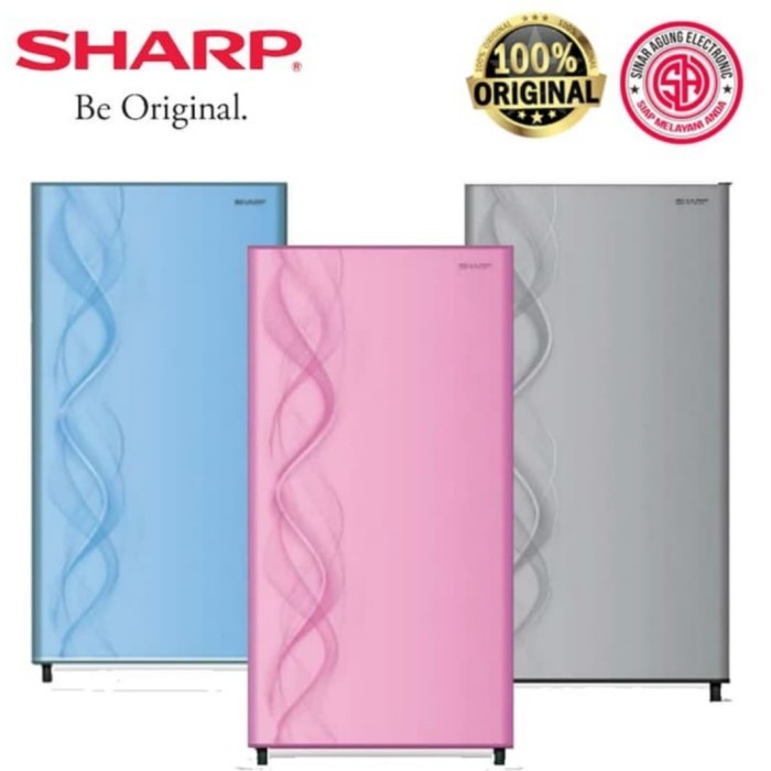 Jual KULKAS SHARP SJ-N 162 D, REFRIGERATOR LEMARI ES 1 PINTU GARANSI ...