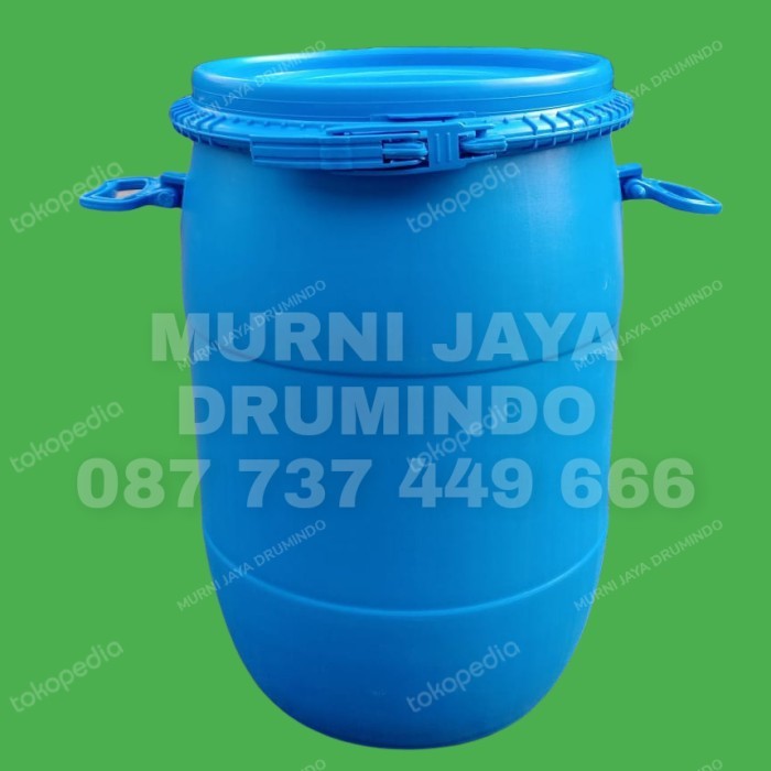 Jual TONG PLASTIK HD PE/ DRUM PLASTIK PENAMPUNGAN / TONG SAMPAH 50 ...