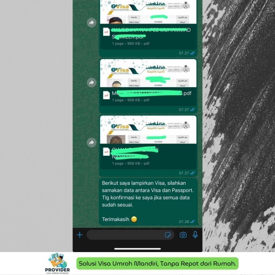 Jual Visa Umroh Mandiri, Siskopatuh Umroh Mandiri dan Tasreh Raudhah ...