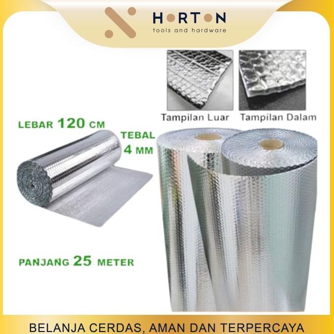 Jual Aluminium Foil Bubble ROLL// Insulasi Atap // Peredam Panas Atap ...