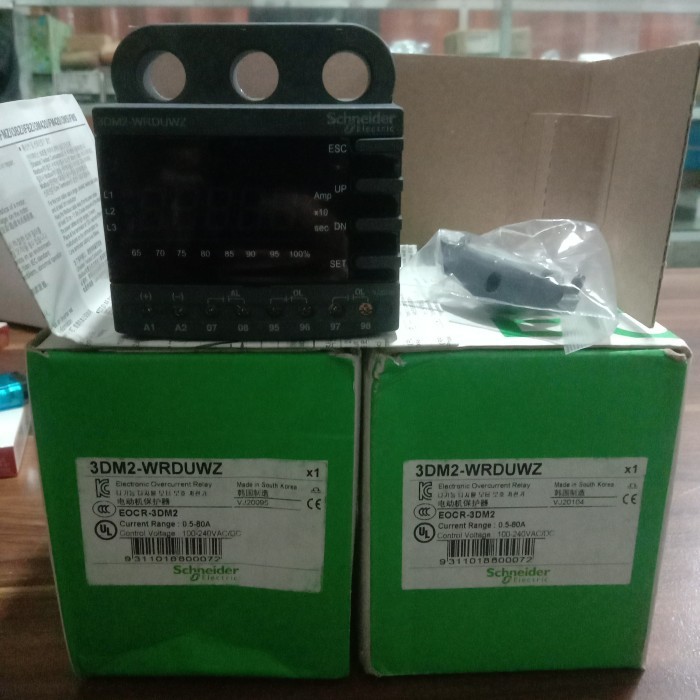 Jual BEBAS ONGKIR - 3DM2-WRDUWZ Schneider Electronic OverCurrent Relay Schneider EOCR-3DM2 ...