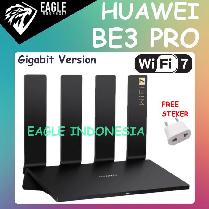 Jual Huawei BE3 Pro Mesh Router Dual Band Wifi 7 Wifi7 Wifi 6 Quad Core | Shopee Indonesia