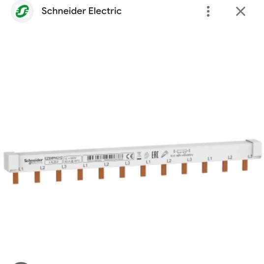 Jual HARGA DISC - Comb Busbar 3pas 3P 63A 12 module sisir MCB schneider ...
