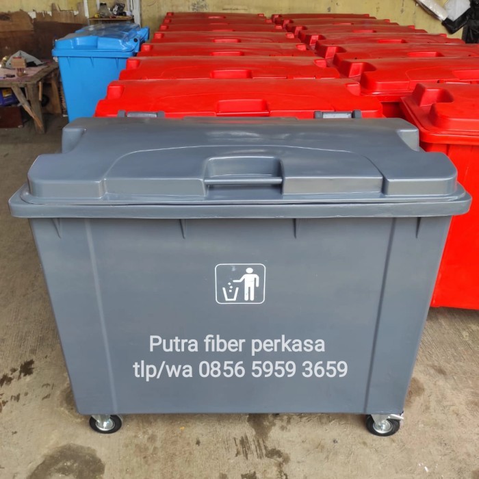 Jual Tempat sampah besar-tong sampah besar-bak sampah besar VOLUME 660 L | Shopee Indonesia