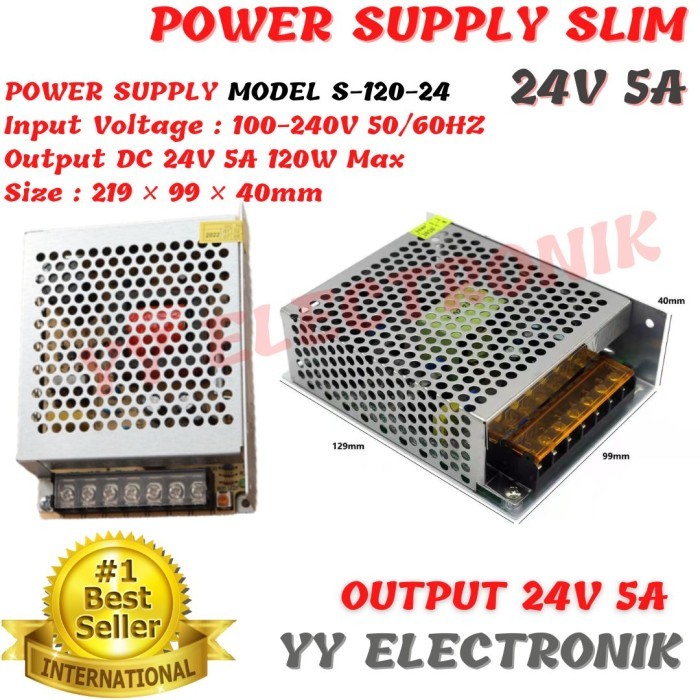 Jual Power Supply Dc 24V 5A 10A 20A 40A | Shopee Indonesia
