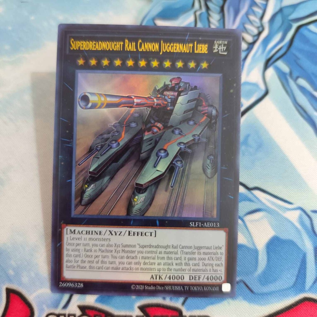 Jual yugioh AE superdreadnought rail cannon juggernaut liebe SLF1-AE013 UR original | Shopee ...