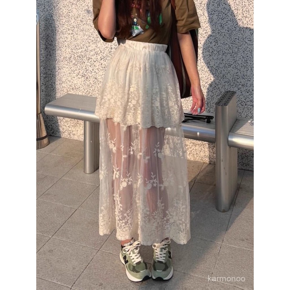 Jual Renda jala benang tipis rok setengah badan rok setengah badan ...