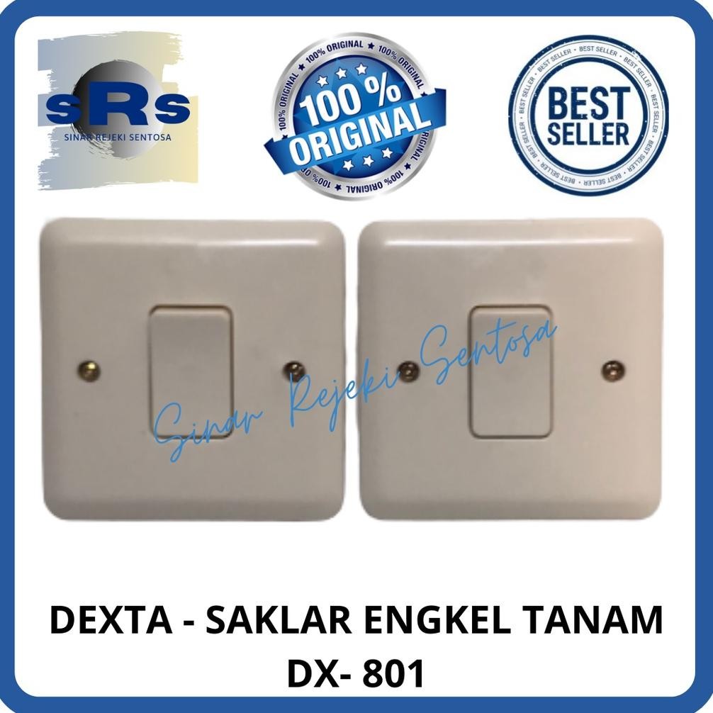 Jual DEXTA - SAKLAR ENGKEL TANAM DX-801 SNI | Shopee Indonesia