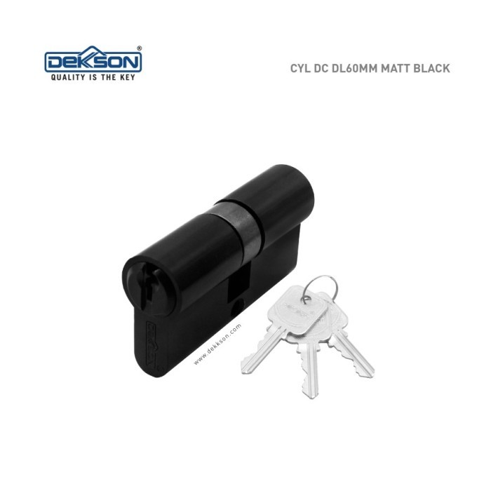 Jual Cyilinder Dekkson Cyl Dc Dl BM Anak Kunci Double Cyilinder Black ...