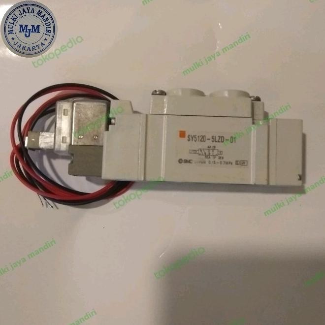 Jual Solenoid Valve Pneumatic Smc Sy5120-5Lzd-01 24Vdc | Shopee Indonesia