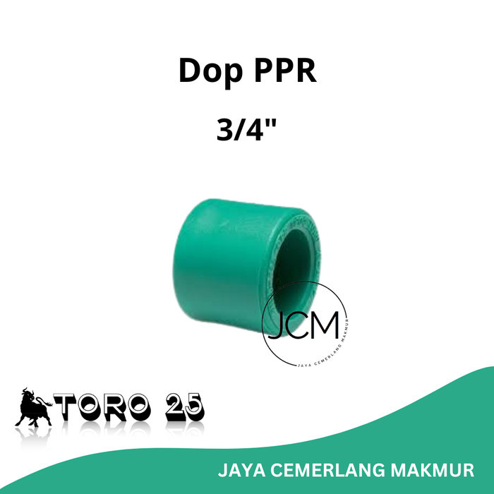 Jual HARGA DISC - Dop PPR Toro 3/4" PN 25 / End Cap PPR Toro 25mm ...