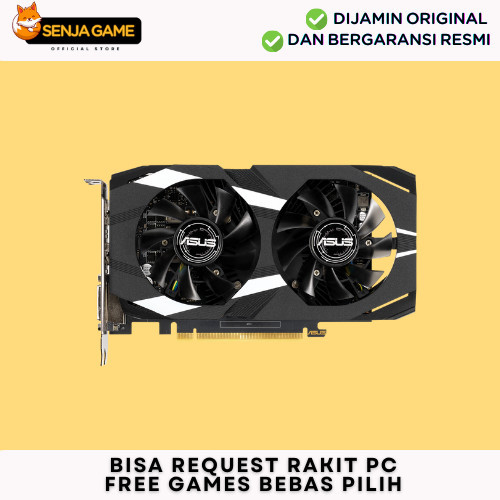 Jual Asus GeForce GTX 1650 4 GB 128 Bit DDR6-P - Dual-V2 OC Edition (Dual-GTX1650-O4GD6-P-V2 ...