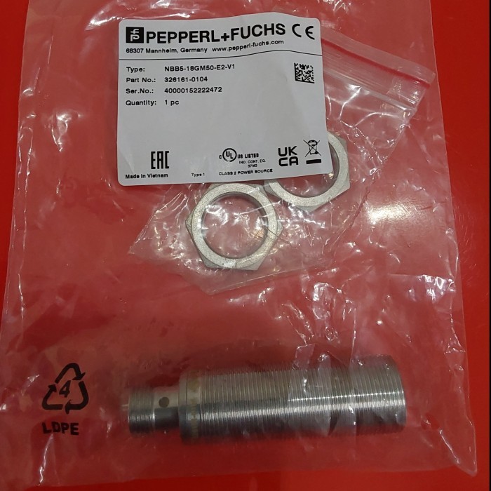 Jual Proximity Switch Inductive Sensor Pepperl Fuchs P+F Nbb5-18Gm50-E2-V1 | Shopee Indonesia