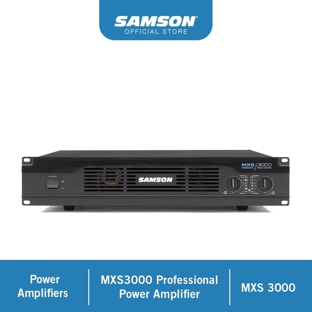 Jual Samson Mxs3000 Professional Power Amplifier | Shopee Indonesia