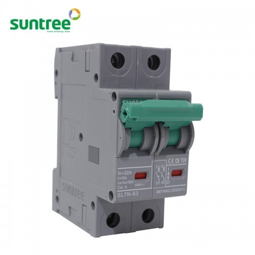 Jual Suntree Mcb Dc Sl7N-63-2P Dc Breaker 2 Pole 32A /63A | Shopee Indonesia
