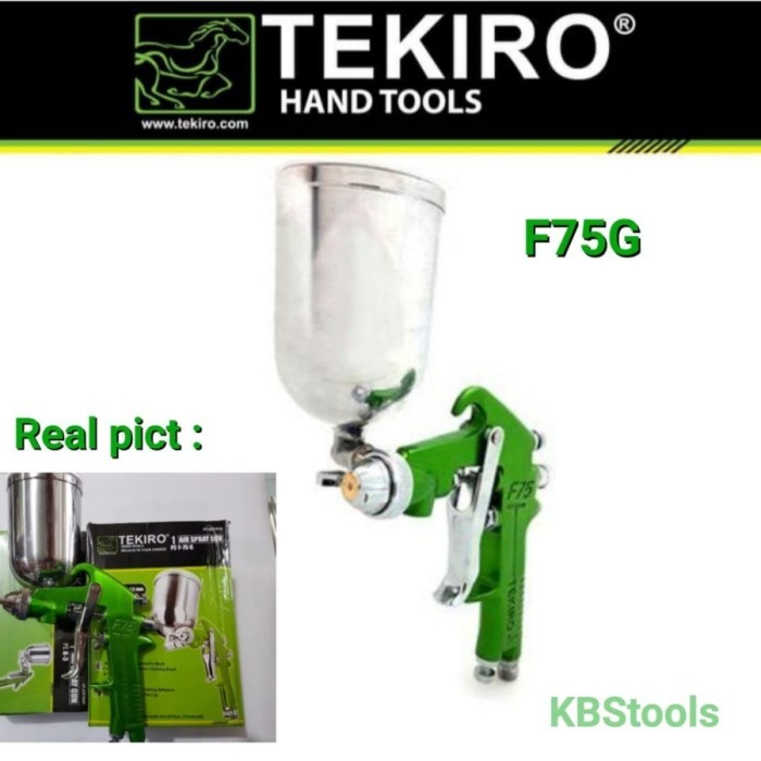 Jual Tekiro F75 Spray Gun Semprotan Cat Spoit Dico Tabung Atas F 75 G ...