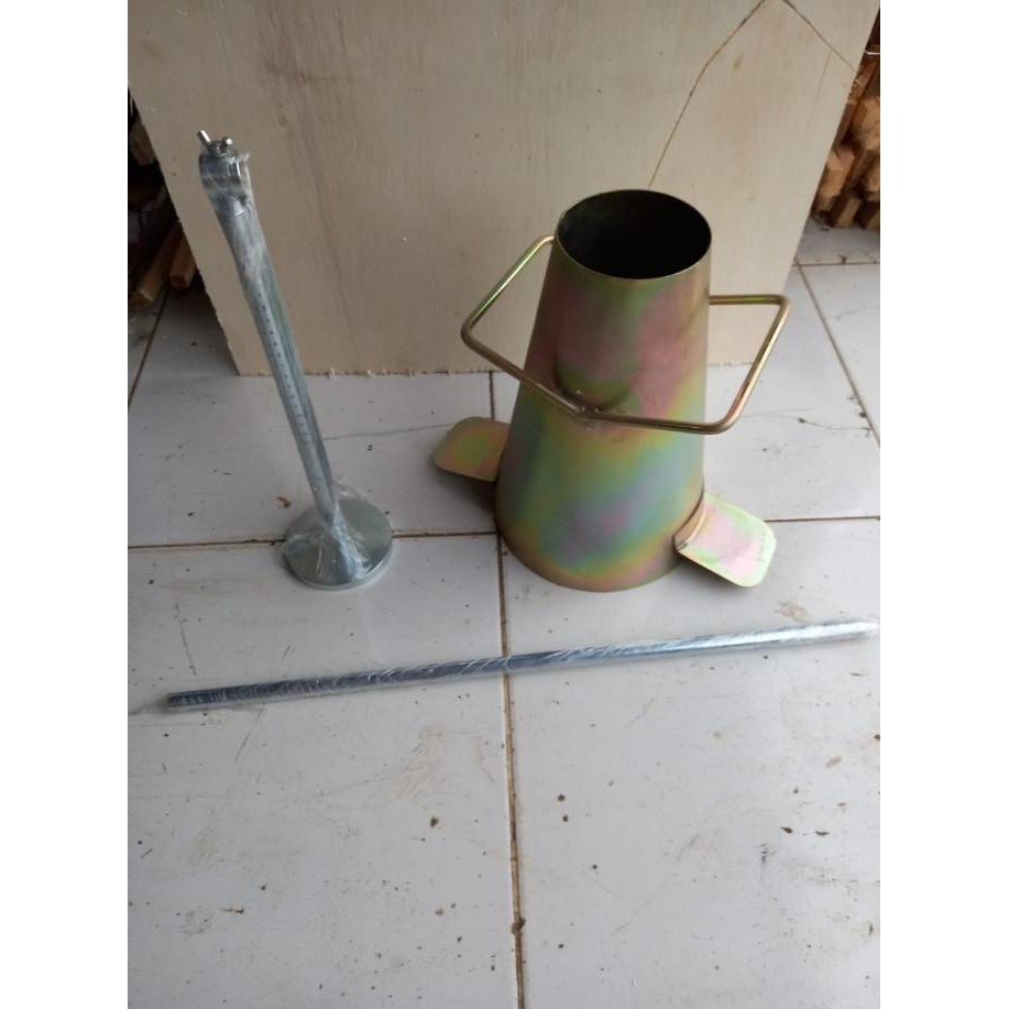 Jual Skala Slump Test,Tamping Rod Dan Corong Slump Test Original Dan ...