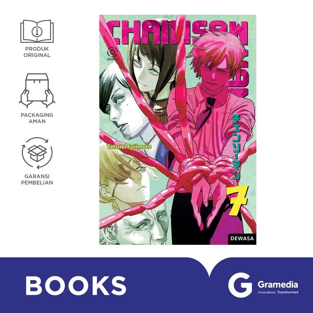 Jual Komik Akasha : Chainsaw Man 07 (Tatsuki Fujimoto) | Shopee Indonesia
