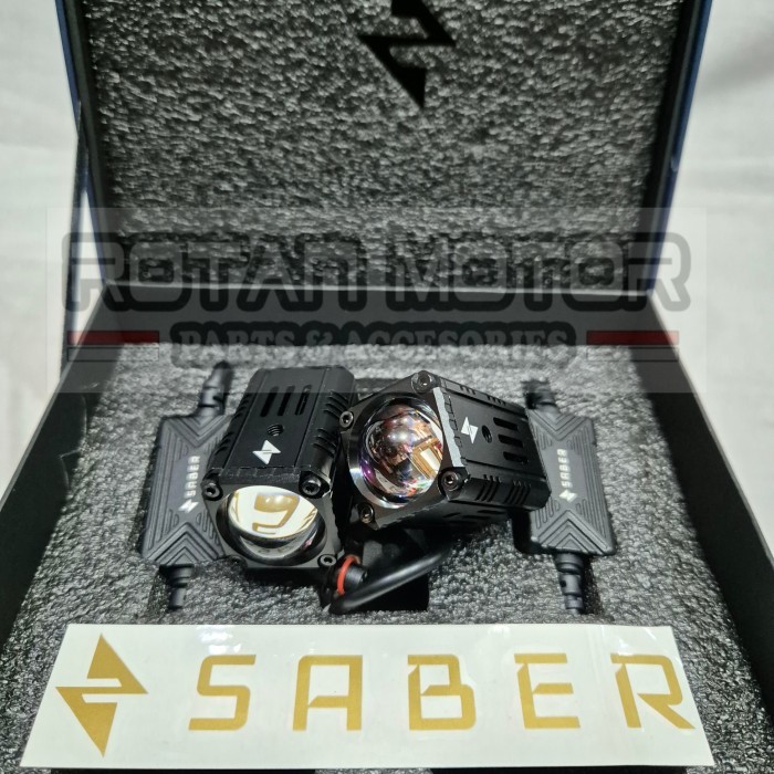 Jual Mini Projie Saber Sr1 Nano V2 / Saber Sr 1 Nano V2 Blue Lens 2X25W ...