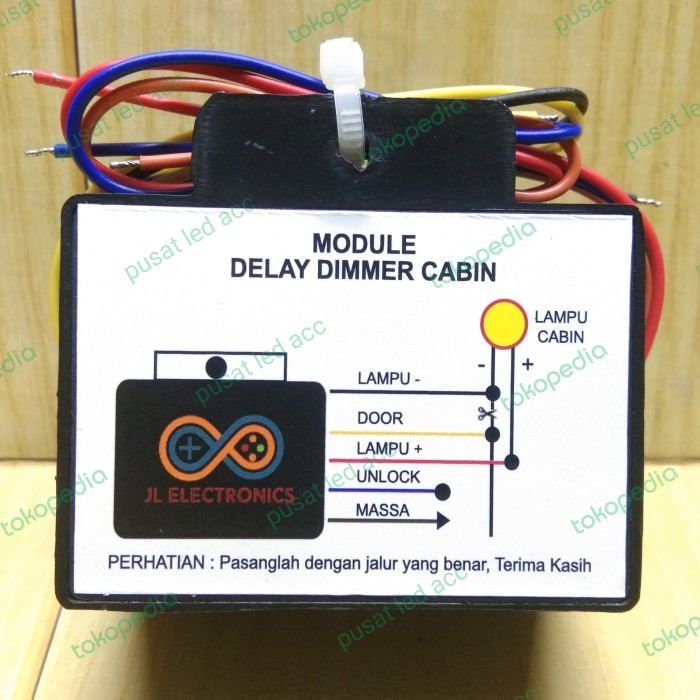 Jual MODUL DELAY DIMMER LAMPU KABIN 5 KABEL FITUR UNLOCK REMOTE ...