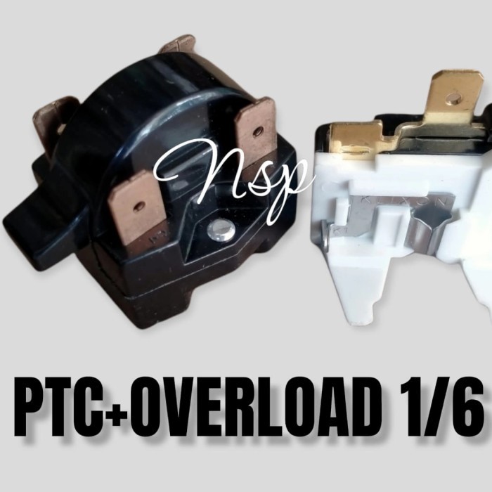 Jual 1 SET OVERLOAD KULKAS 1/6 HP DAN PTC RELAY KULKAS. | Shopee Indonesia