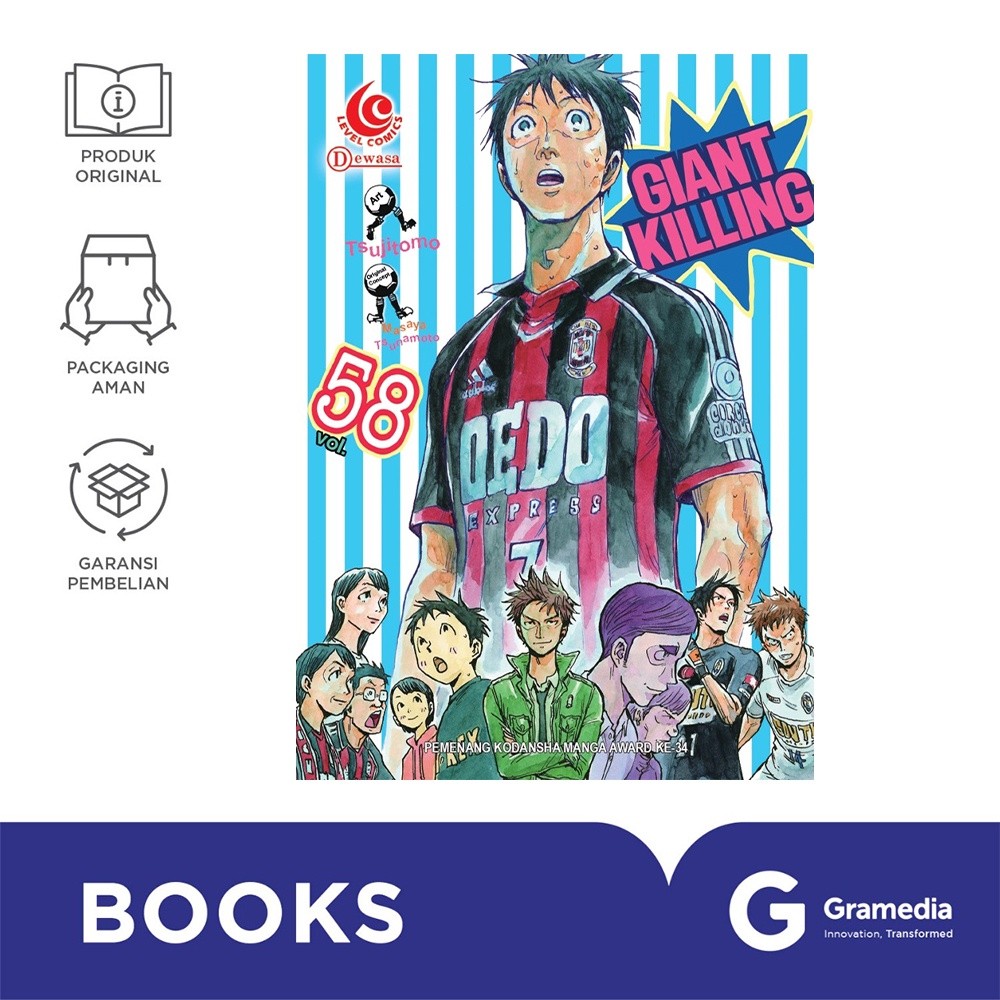 Jual Level Comic Giant Killing 58 | Shopee Indonesia