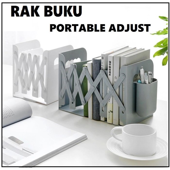 Jual Andra - Rumah Peralatan Kantor Alat Pembatas Rak Buku Lipat Adjust ...