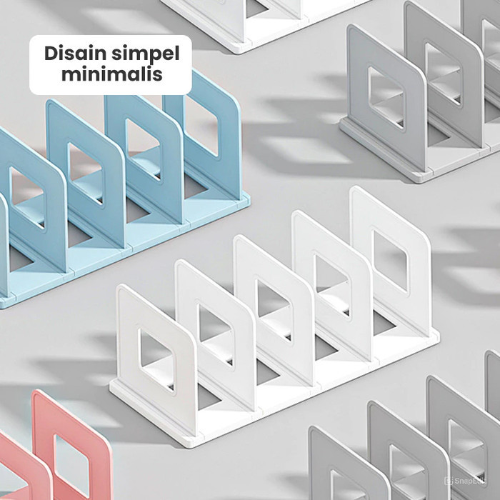 Jual Andra - Rak Buku Sekat Foldable Desktop Box Rak Pembatas Buku ...