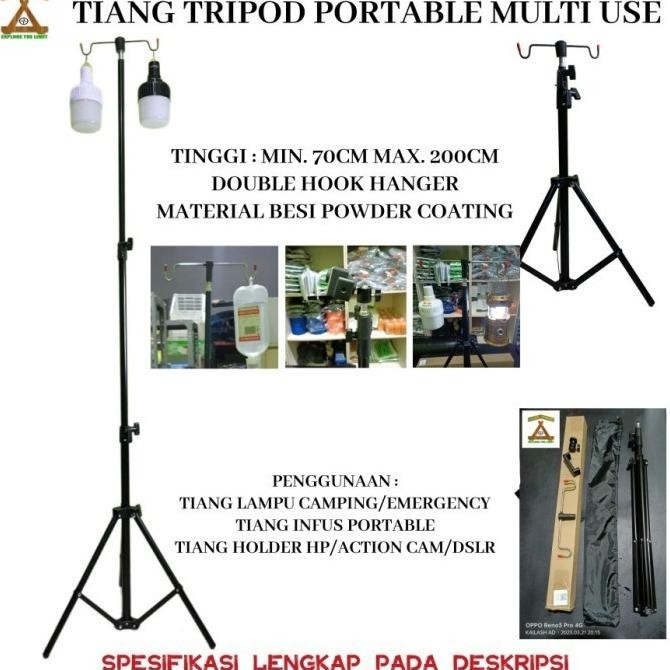 Jual TIANG LAMPU - HANGER - INFUS - HP - CAMERA PORTABLE MODEL TRIPOD ...