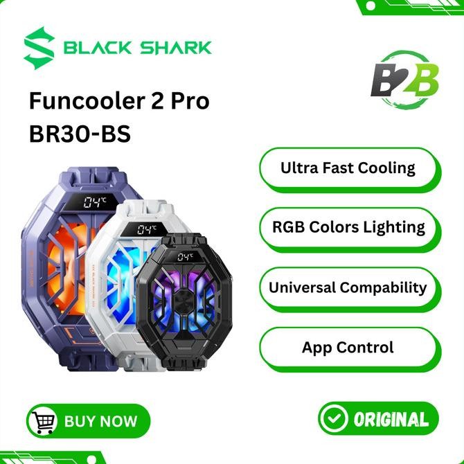 Jual Black Shark Funcooler 2 Pro BR30-BS Cooling Fan Pendingin HP RGB | Shopee Indonesia