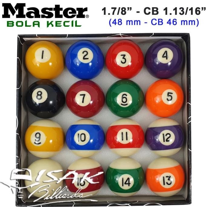 Jual Master Ball Set - Bola Kecil 1.7/8" Biliar Billiard Pool Meja ...
