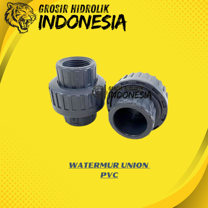 Jual 3/4'' FITTING WATERMUR PVC UNION WATER MUR PIPA SOCKET PVC SIZE 3/ ...